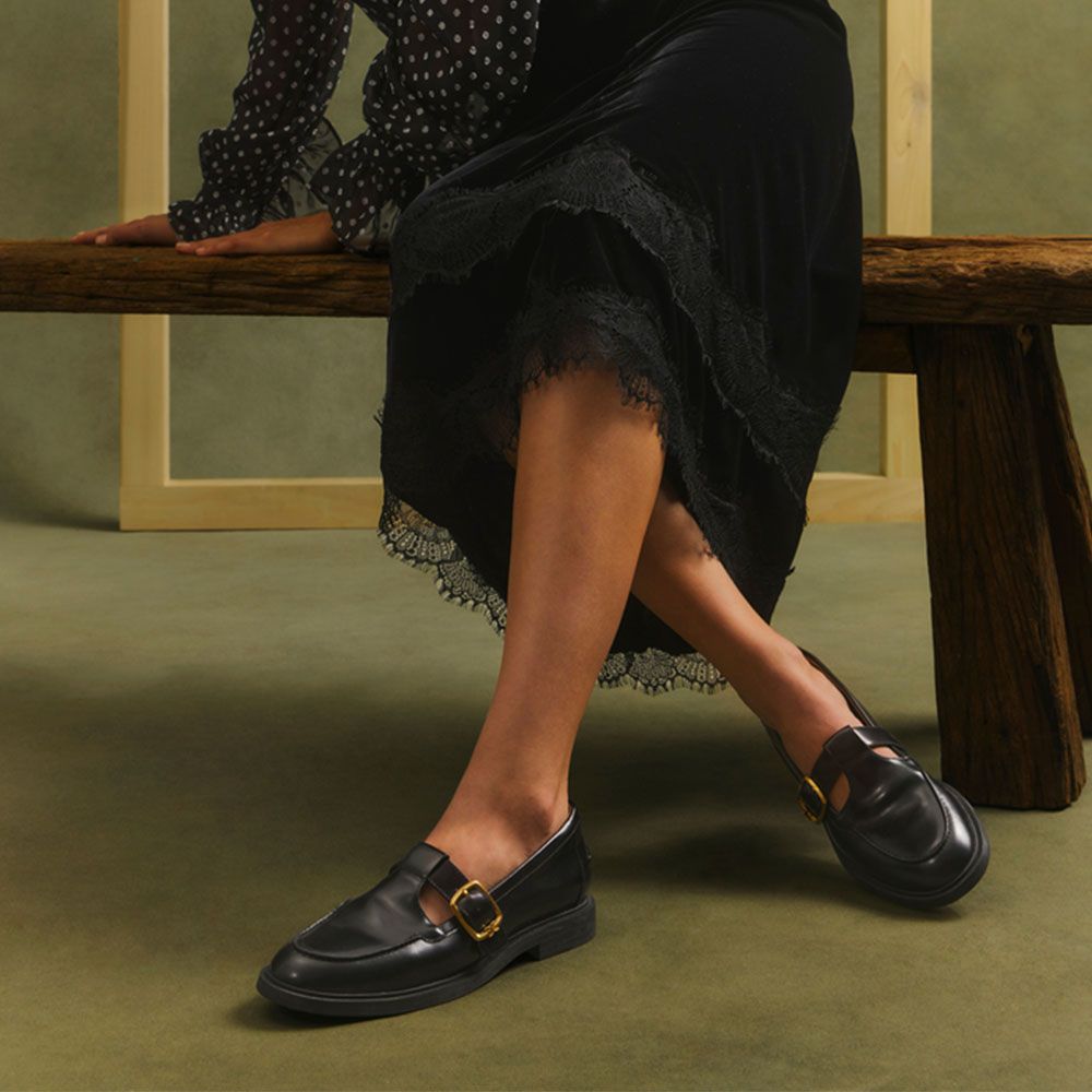 Elaina T-strap Buckle Loafer